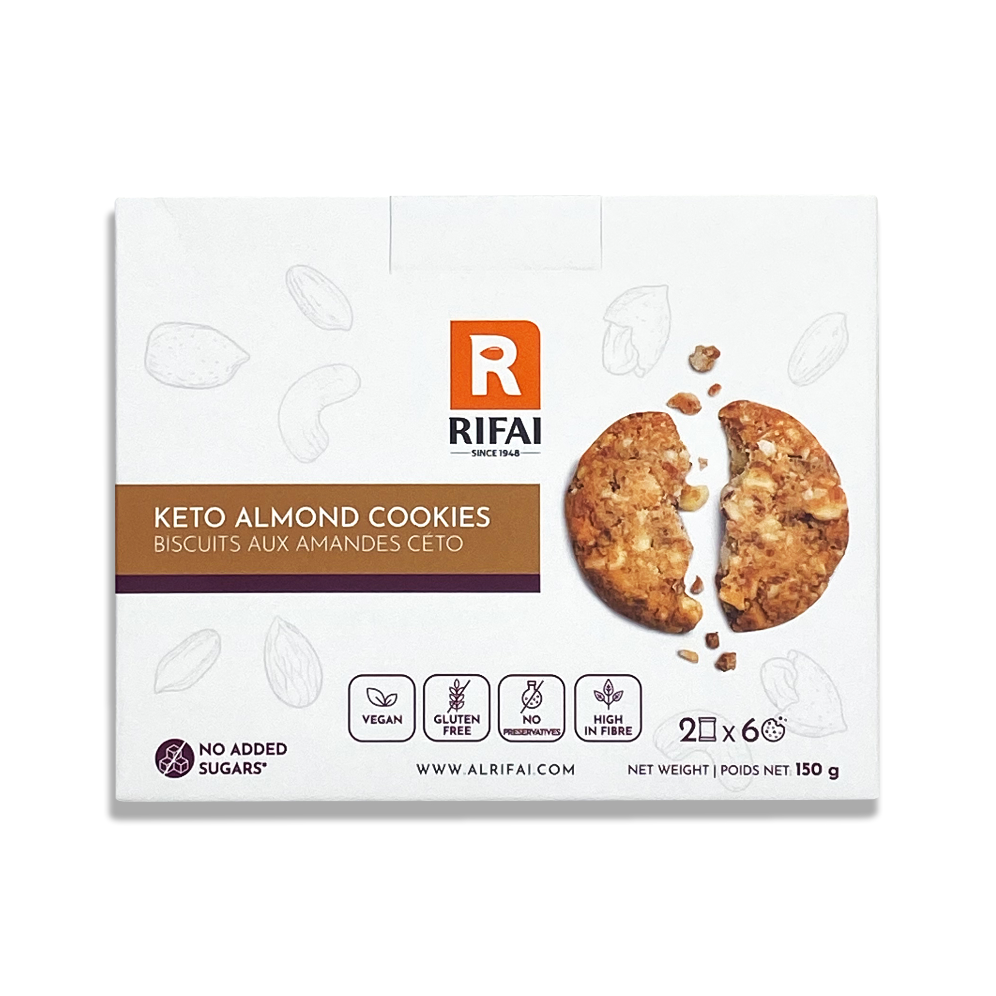 Rifai Keto Almond Cookies - Rifai Lebanon
